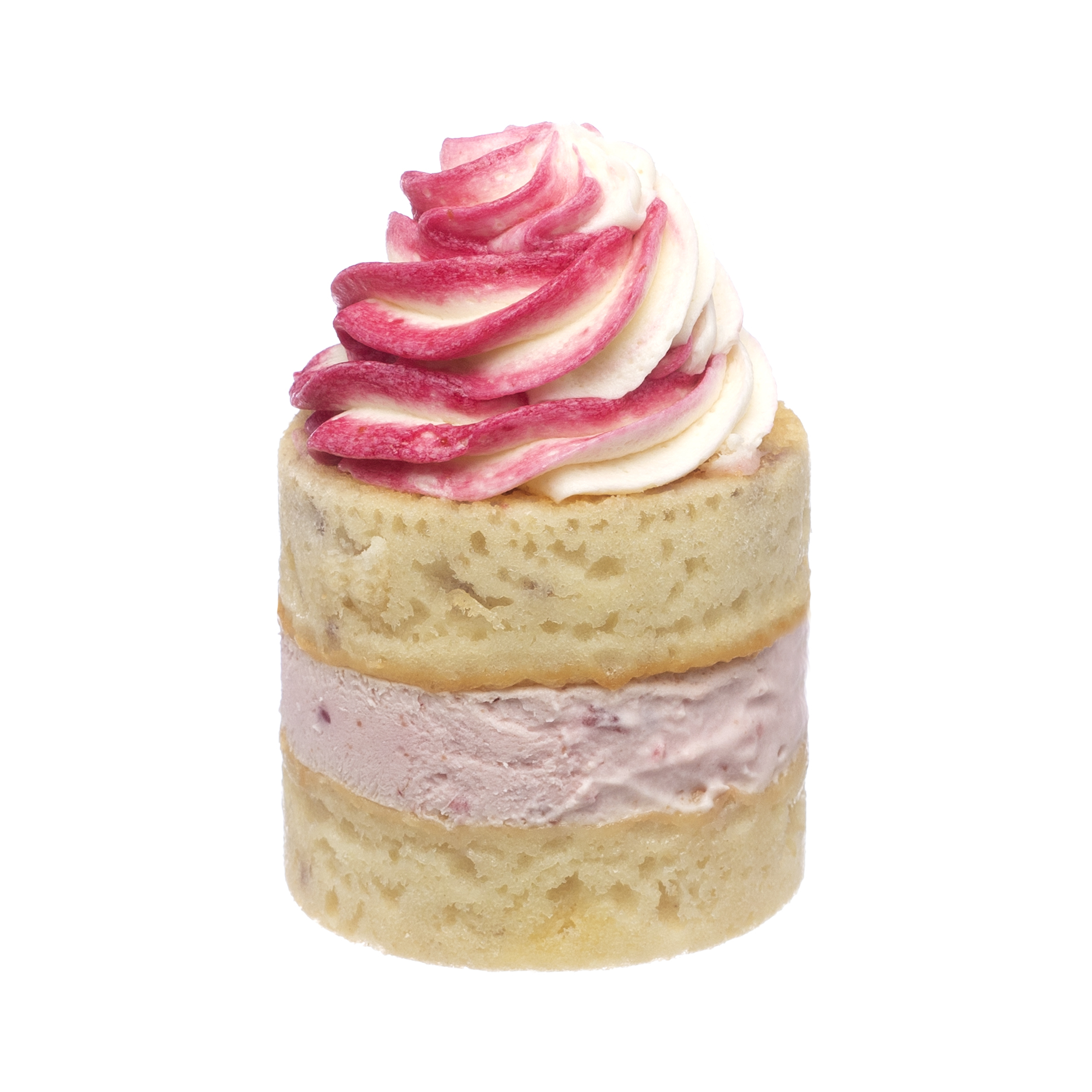 Raspberry Ripple Cake individual